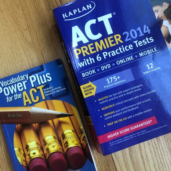 Other | Act Prep Book Bundle | Poshmark